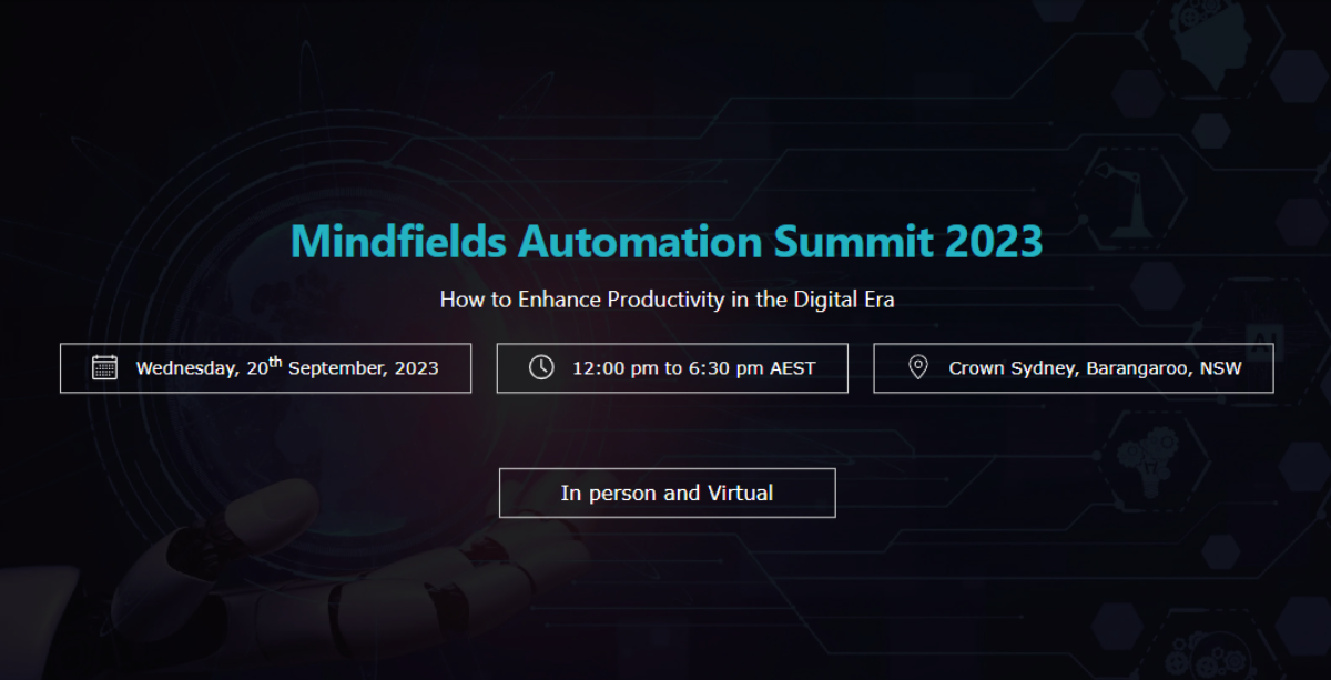 Mindfields Automation Summit 2023 | Automation & AI Summit